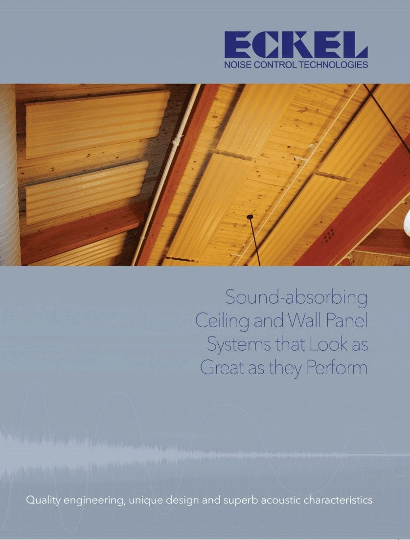 ECKOUSTIC Functional Panels & Acoustic Lay-in Panels Brochure - Eckel ...